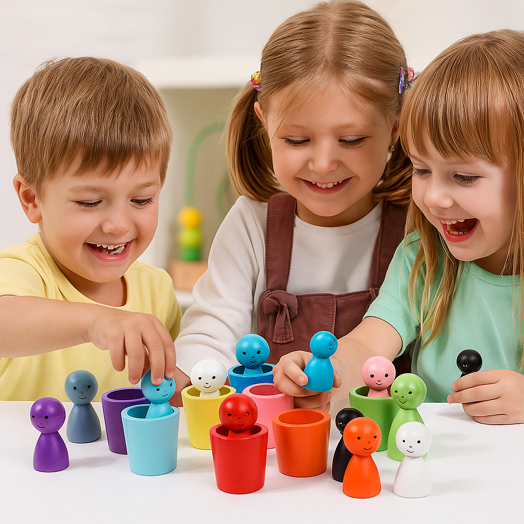 ColorMind Wooden Sorting Challenge – AUSSIE KIDDY